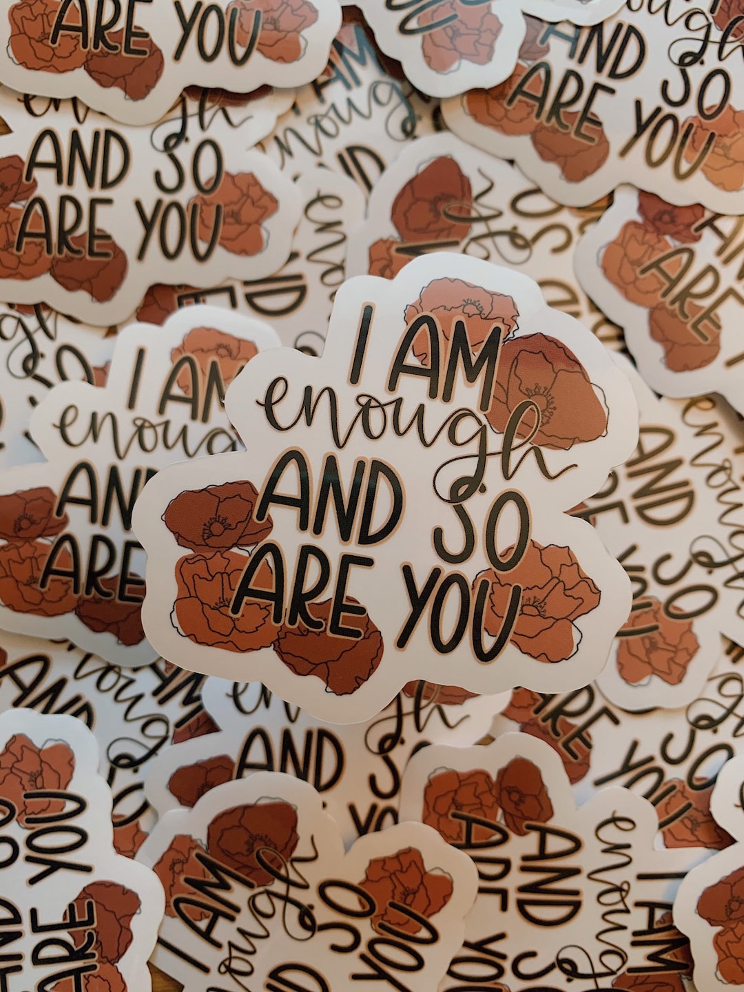 You Are Enough Sticker, I Am Enough, Clear Sticker - Etsy