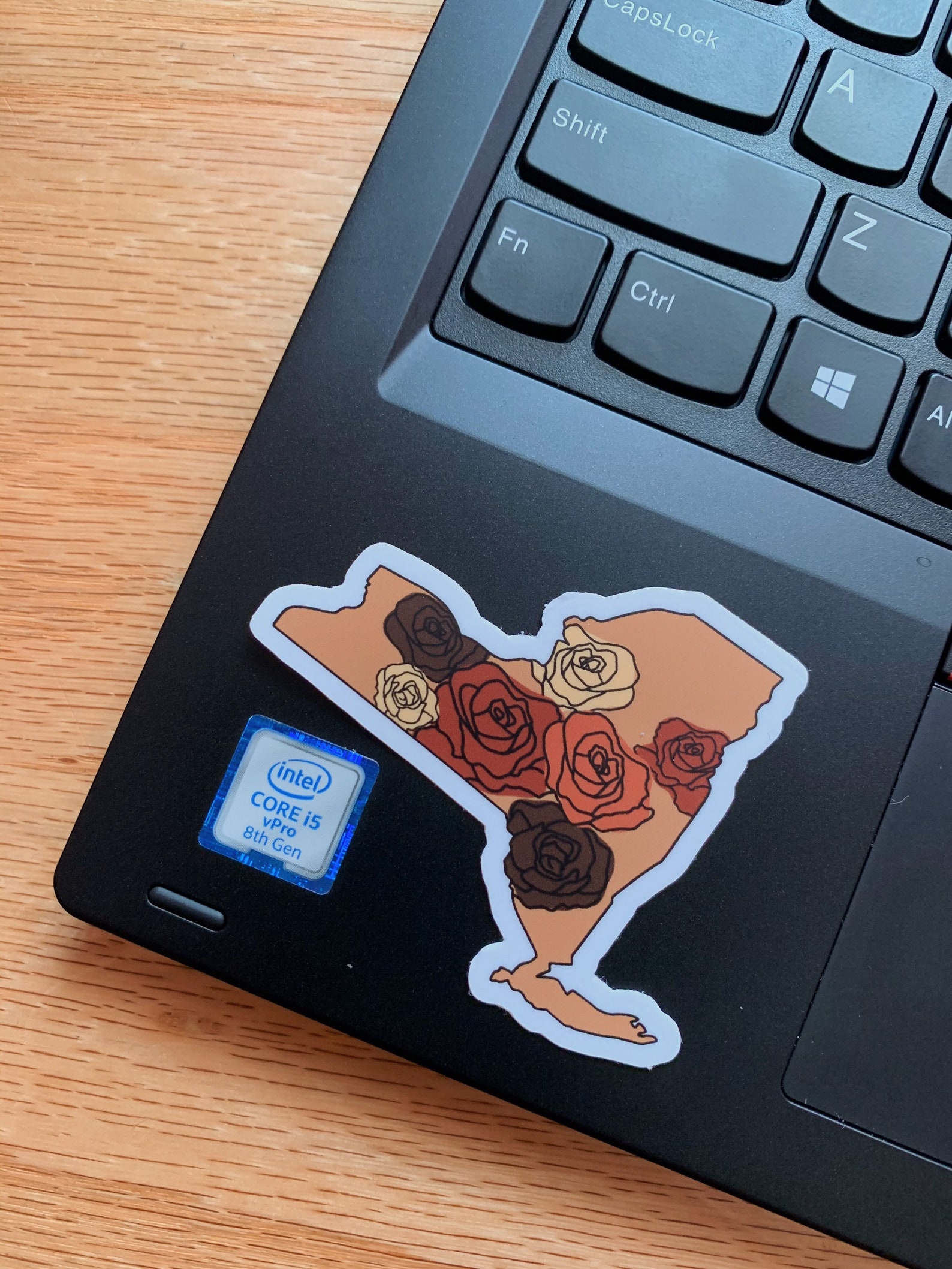 New York Sticker, NYS Sticker, Rose Sticker - Etsy