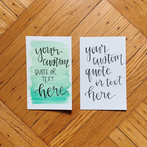 Custom Affirmation Cards - Etsy