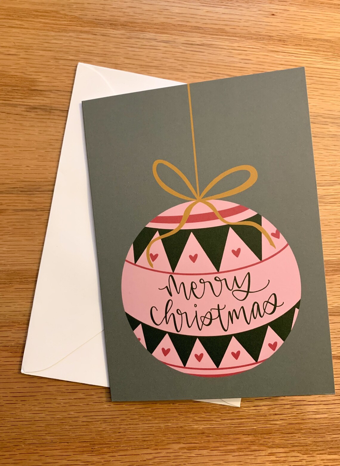 Merry Christmas Card, Presents Card - Etsy