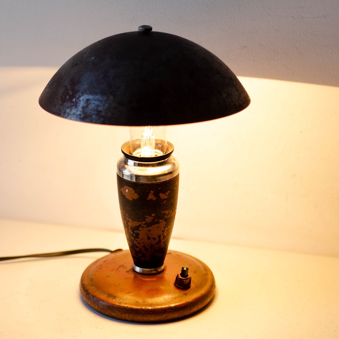 Mushroom Lamp Vintage | Small Table Lamp | Miniature Lamp Cottagecore ...