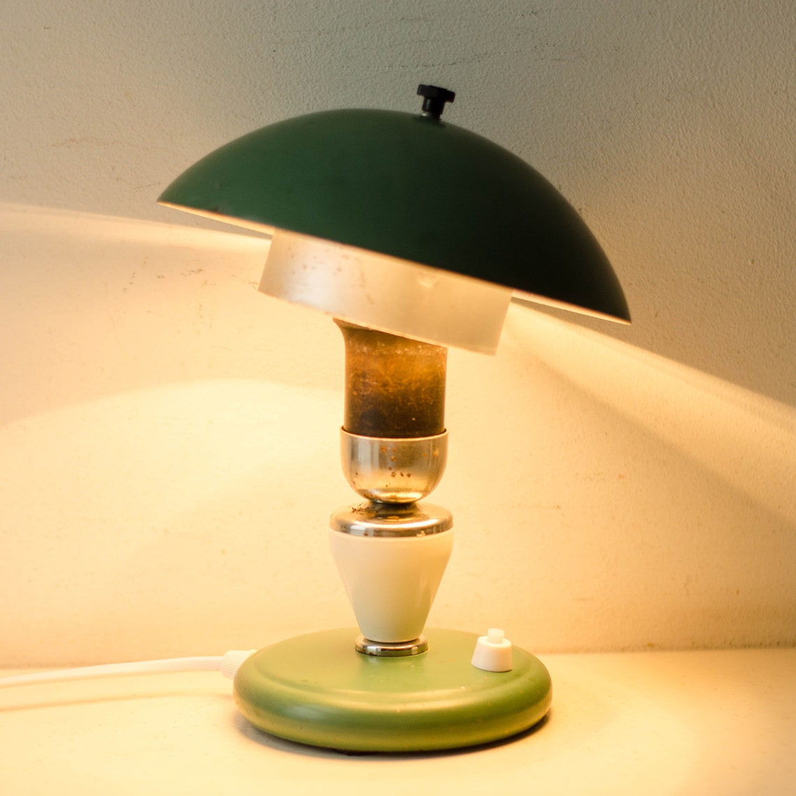 Mushroom Lamp Vintage Small Table Lamp Miniature Lamp - Etsy