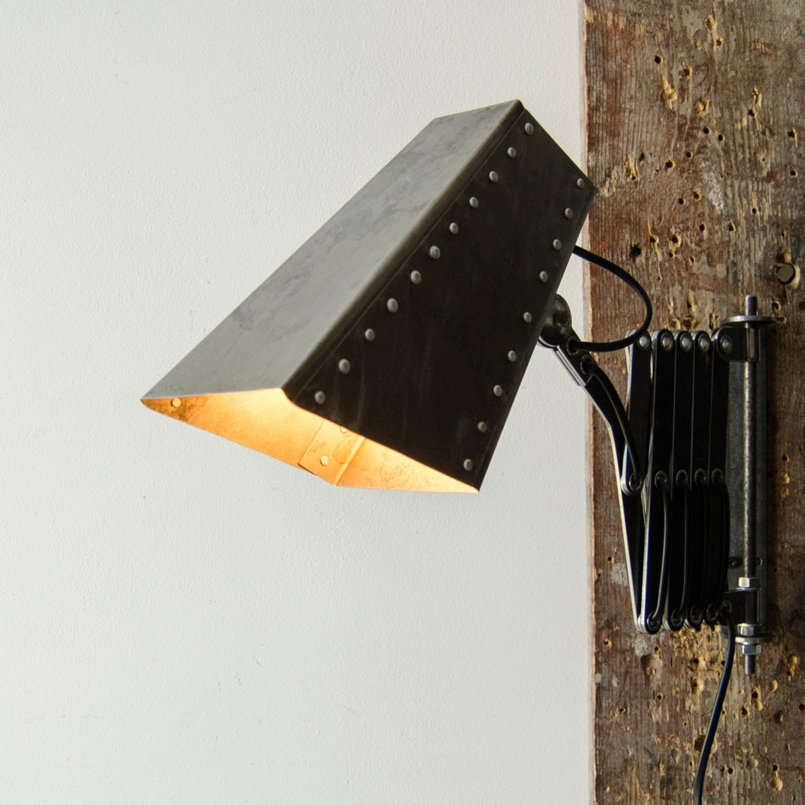 Scissor Lamp Industrial Wall Lighting Accordion Lamp | Etsy