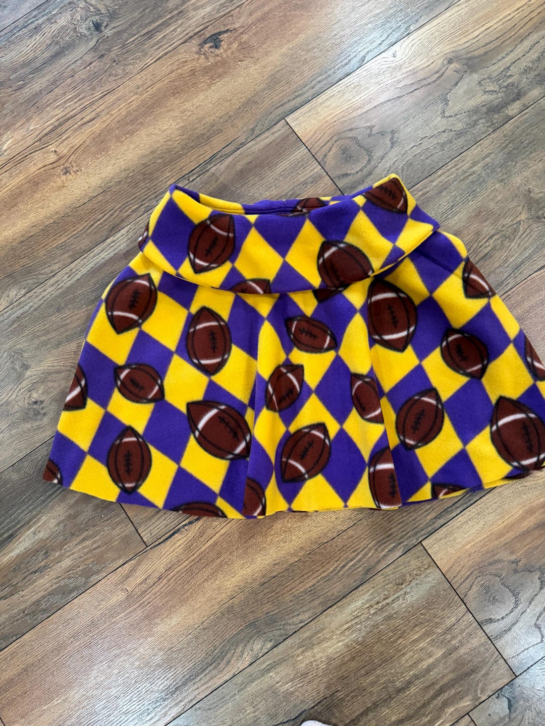 Girls Poncho, Football Purple N Gold, Cold Weather Coverup, Football ...