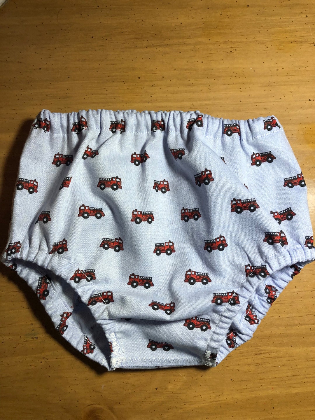 Light Denim Chambray With Firetrucks on the Cutest Diaper Cover Ever ...
