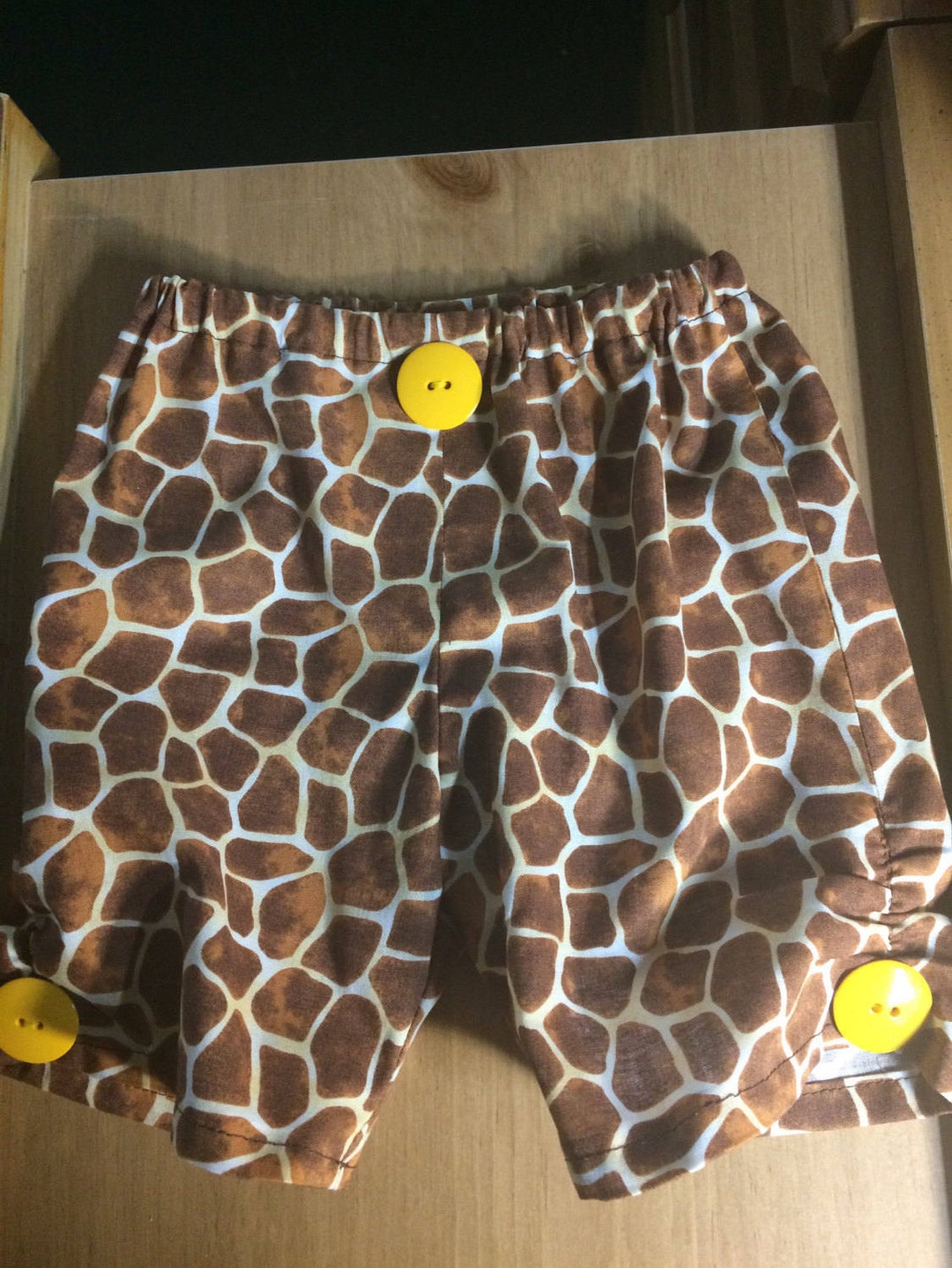 Baby Giraffe Print Safari Crop Pants and Headband for Baby - Etsy