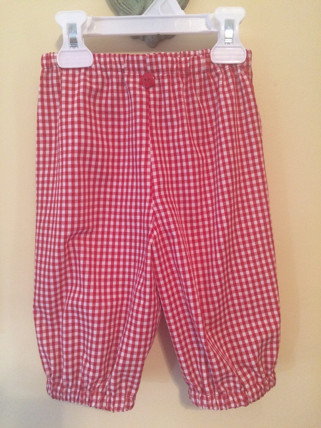 Gingham Long Bubble Pants or a Straight Hemmed Pant for Little - Etsy