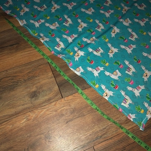 Llama Knit Blanket for Baby/ Soft Knit/ Stitched Stretch Knit Edges/ 40 ...