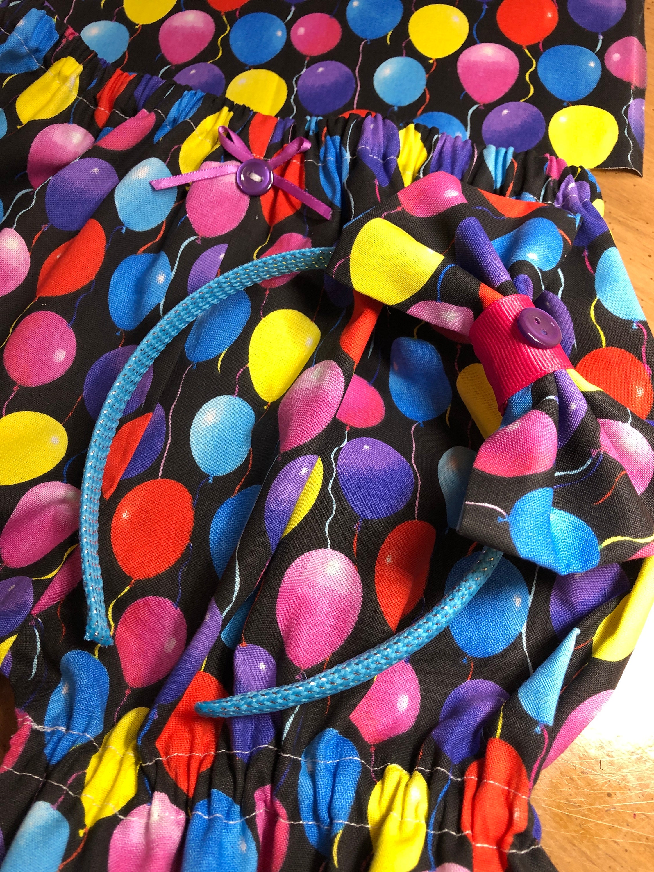 Birthday Balloons Ruffled Bubble Shorts for Girl Size 3T/4T. - Etsy