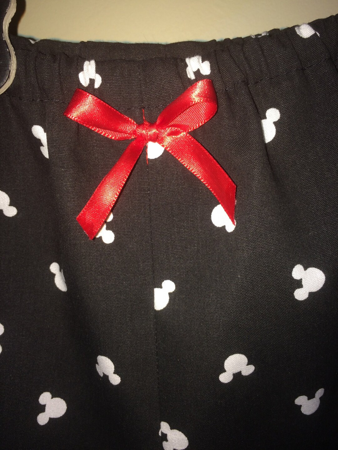 Minnie Mouse Crop Pants/long Pants for Toddler With Red Ruffle - Etsy