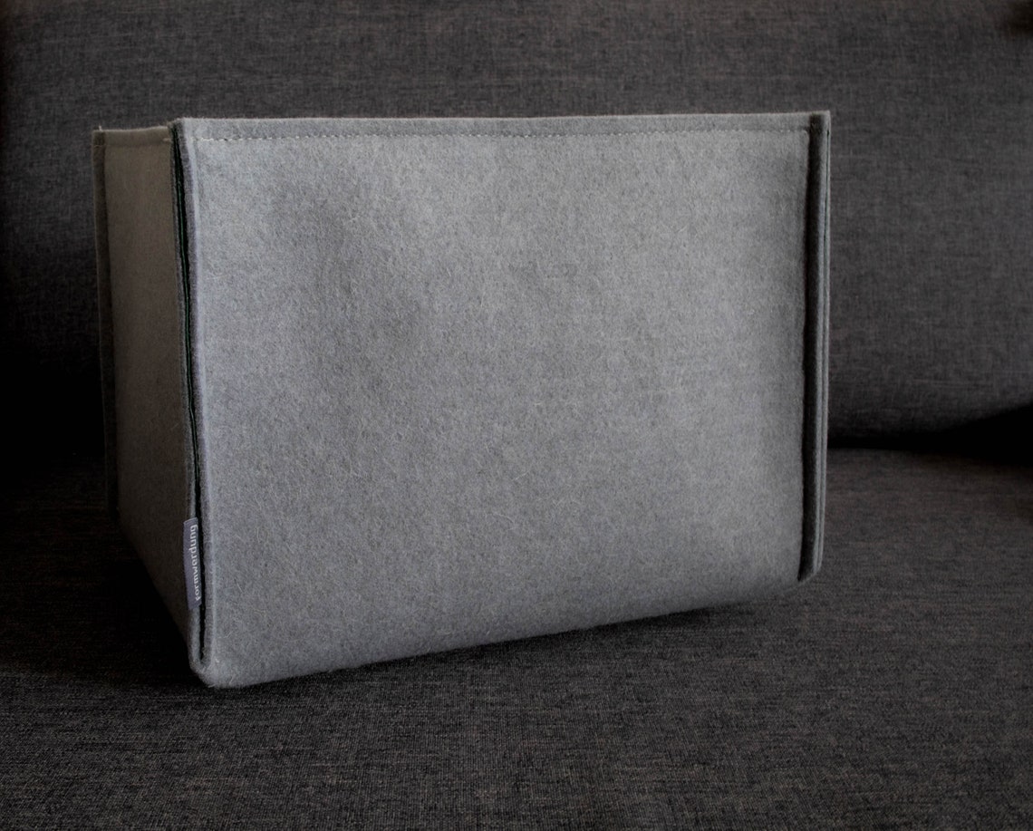 Custom Made Felt Storage Box, Storage Basket, Interior - Etsy