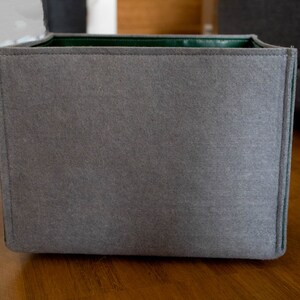 Custom Made Felt Storage Box, Storage Basket, Interior - Etsy