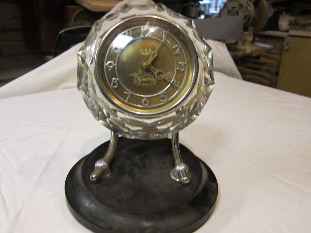 Antique Old Mantel Clock ,russian majak Beautiful Style, 7 Day - Etsy