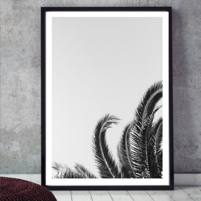 Palm Tree Print Palm Print Palm Poster Palm Tree Decor - Etsy