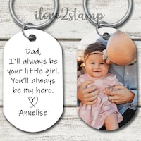 Personalized Father's Day Gift, Dad Keychain With Kids Names, Custom ...