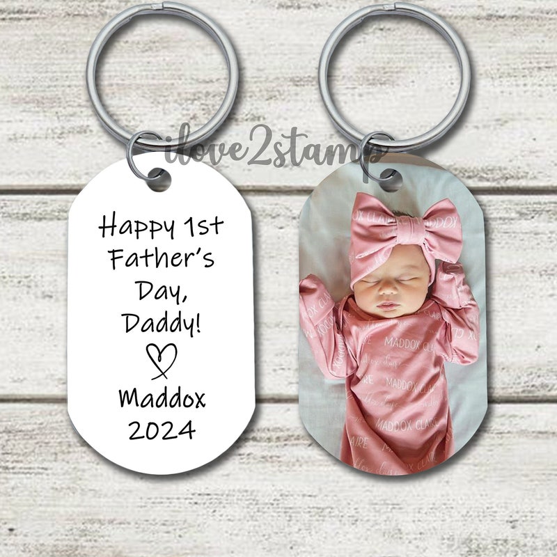 Father Keychain - Etsy
