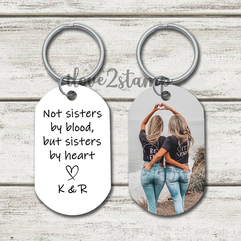 Sister Keychain - Etsy