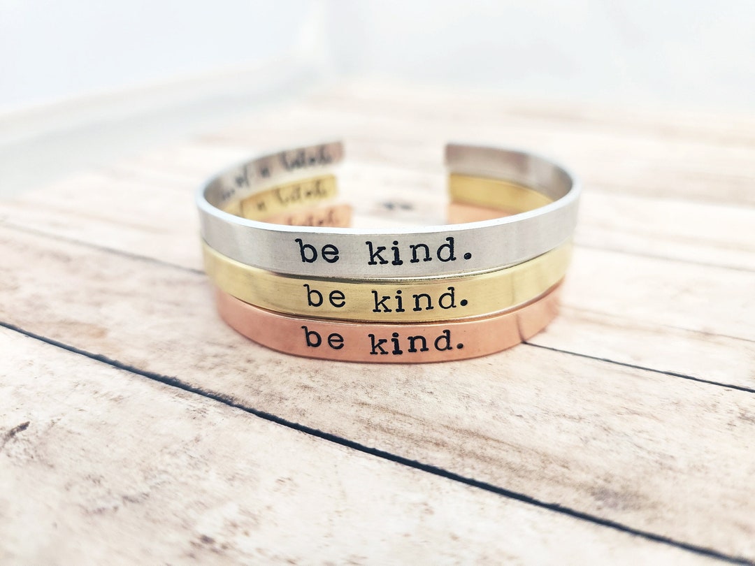 Be Kind of A Bitch Bracelet, Be Kind Jewelry, Be Kind of A Bitch, Gift ...