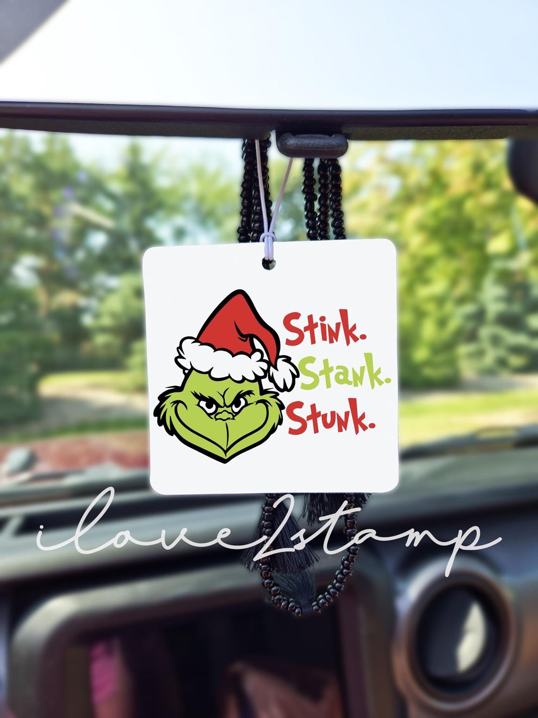 Grinch Air Freshener, the Grinch Stink Stank Stunk, Christmas Air ...