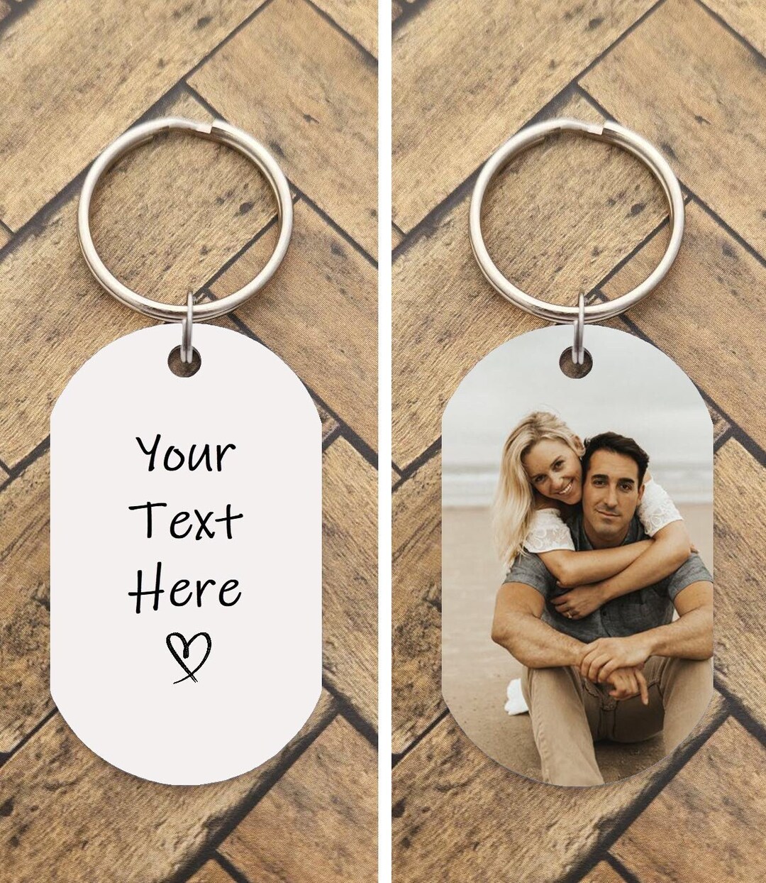 Custom Picture Keychain Personalized Keychain for Boyfriend - Etsy