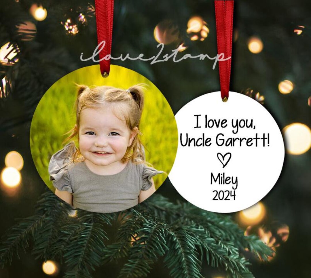 Personalized Uncle Ornament, First Time Uncle Gift, New Uncle Gift From ...