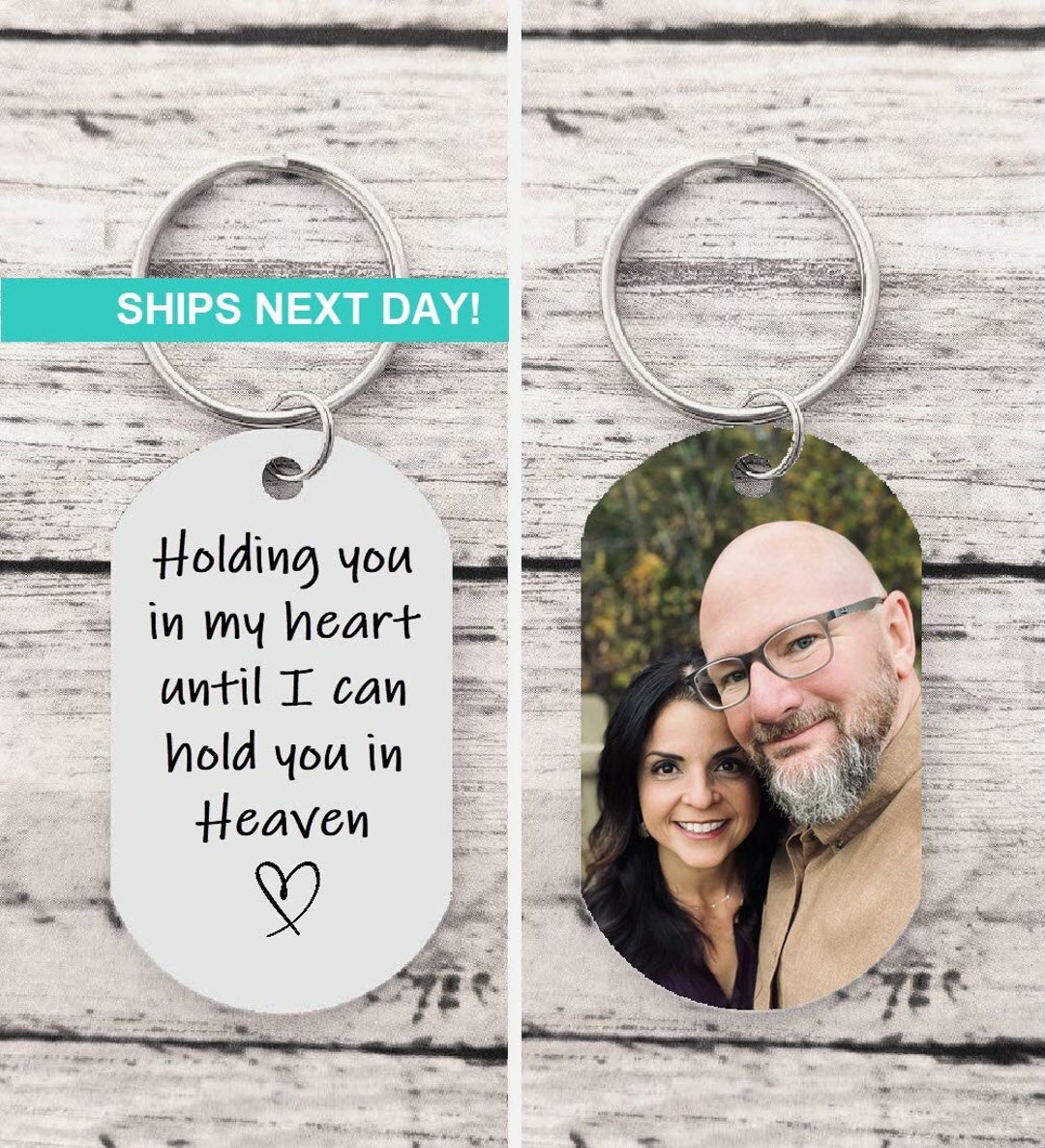 Memorial Keychain Loss of Loved One Keychain in Memory of - Etsy