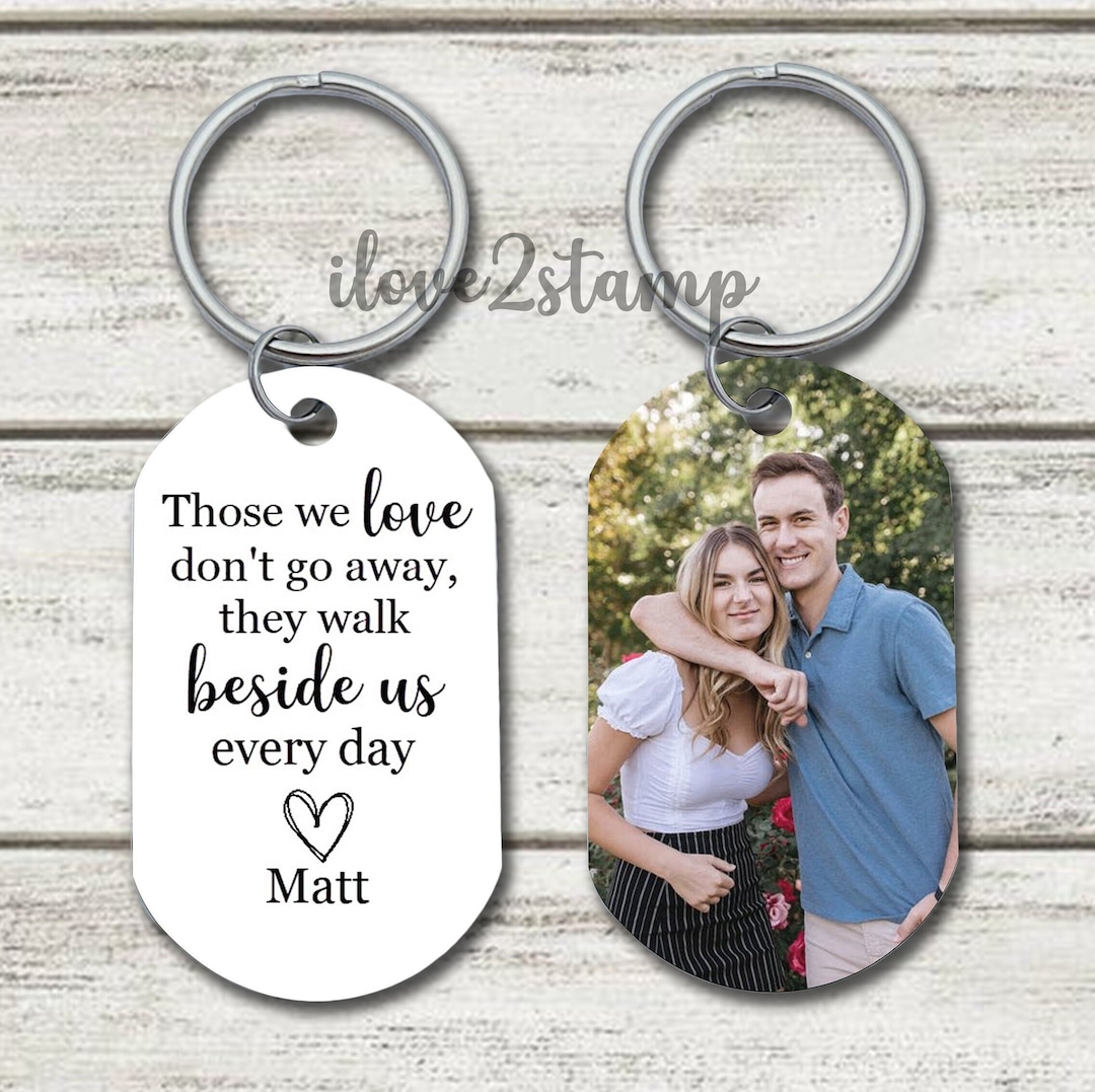 Sibling Memorial Keychain, Brother Loss Gift, in Loving Memory ...