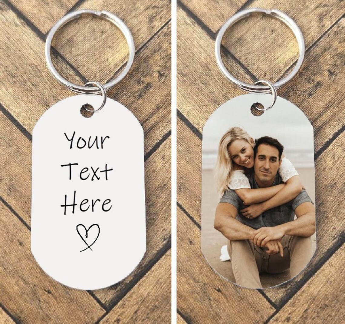 Custom Picture Keychain Personalized Keychain for Boyfriend - Etsy