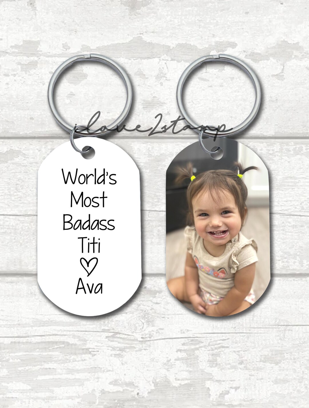World's Most Badass Titi Keychain, Titi Gift, Gifts for Aunt, New Tia ...