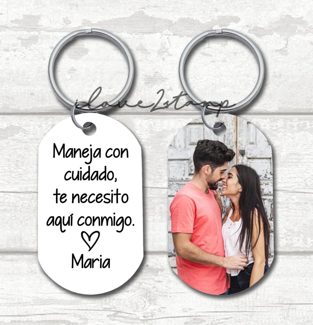 Maneja Con Cuidado Keychain, Drive Safe Español, Spanish Drive Safe ...