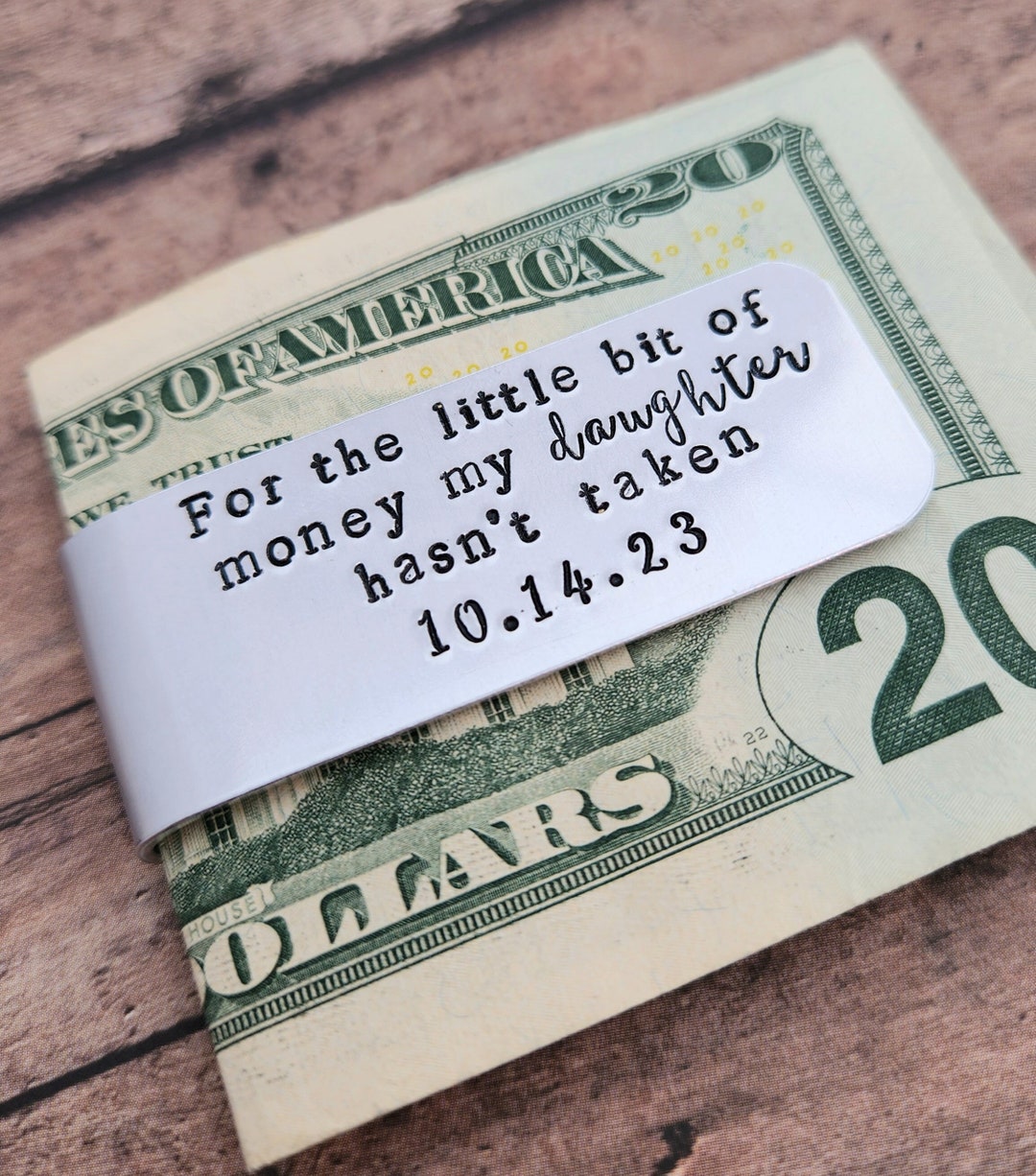 Father Money Clip, Father of the Bride Gift, Personalized Money Clip ...