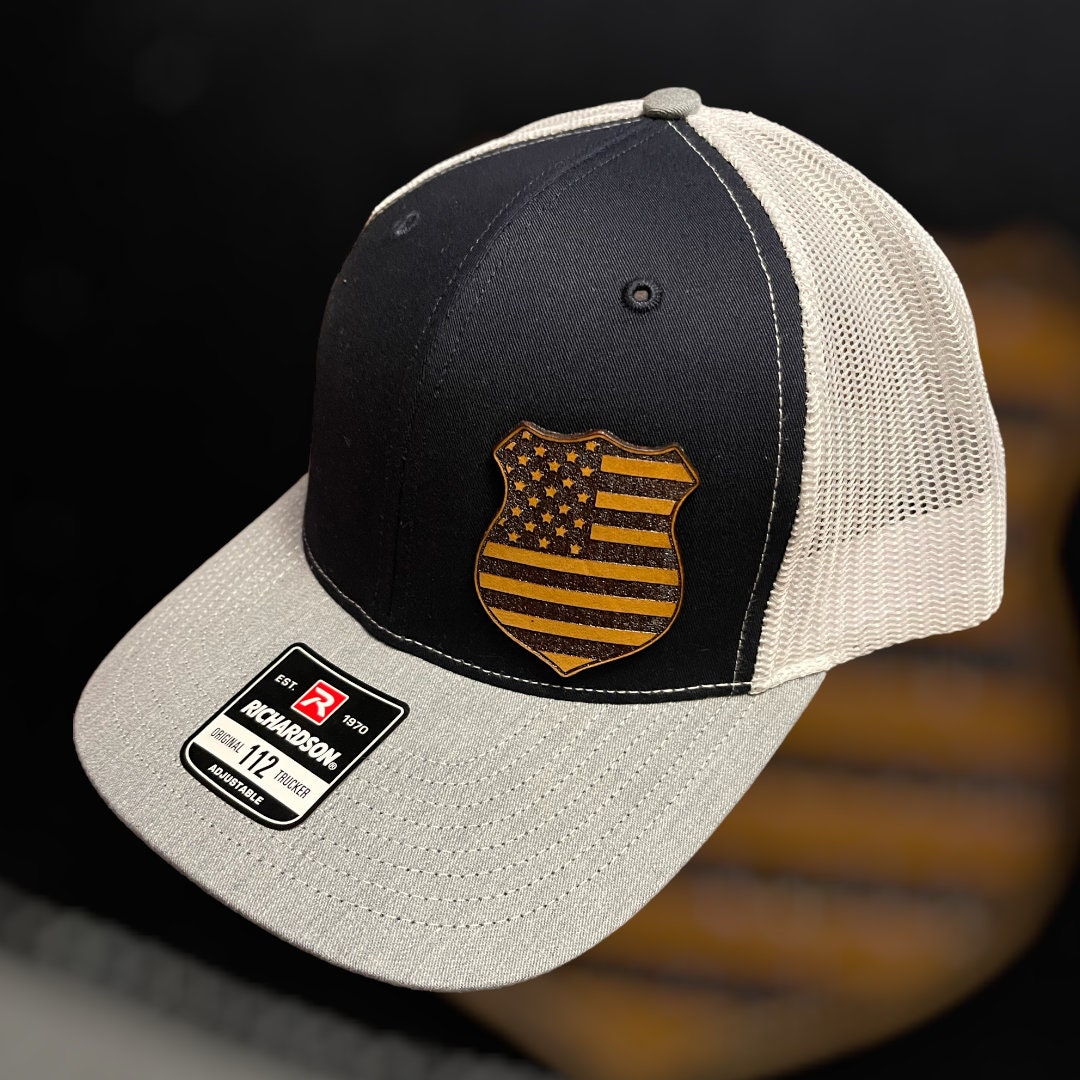 Leather Police Badge Hat - Etsy