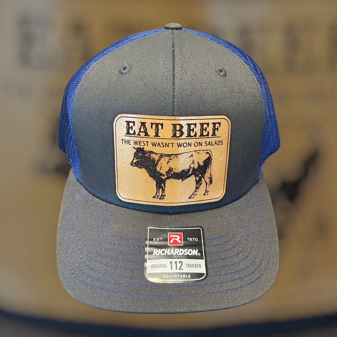 Eat Beef Trucker Hat - Etsy