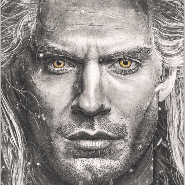 The Witcher Pencil Art - Etsy