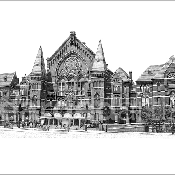 Cincinnati Drawing - Etsy