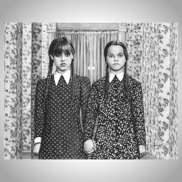 Wednesday Addams Artwork - Etsy
