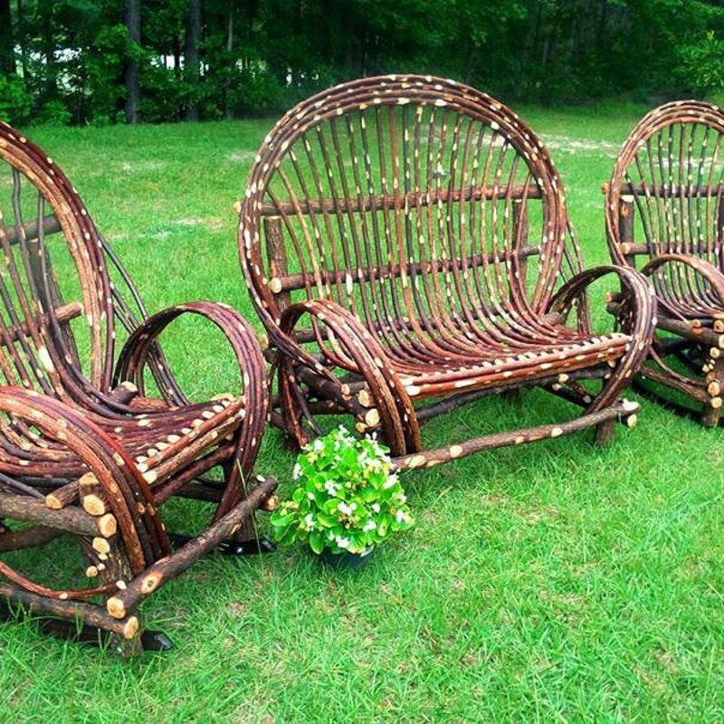 Bent Willow Chairs - Etsy