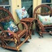 Rustic Handmade Chair Set ** Twig Willow Rocking Chair Set 2 Rocking ...