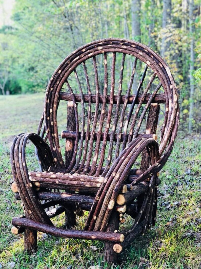 Handmade Twig Willow Chair ** Bentwood Chair - Etsy