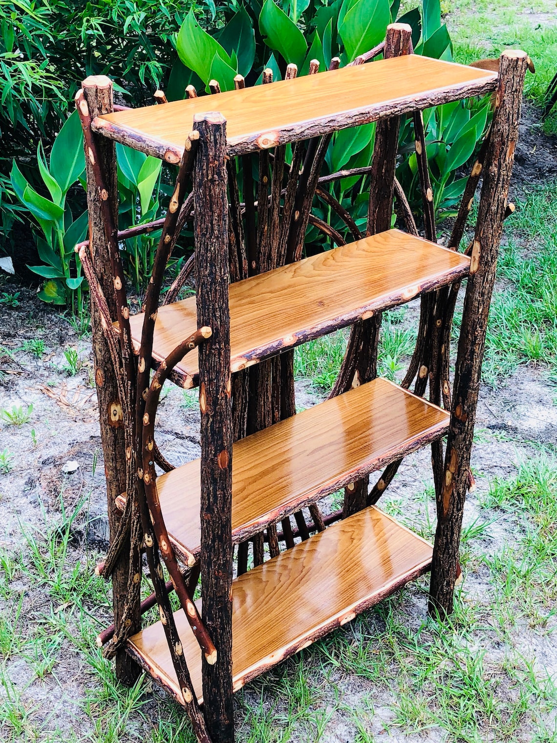 Handmade Rustic Willow Shelf Free Shipping via UPS - Etsy