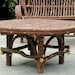 Rustic Round Coffee Table** Rustic Twig Willow - Etsy