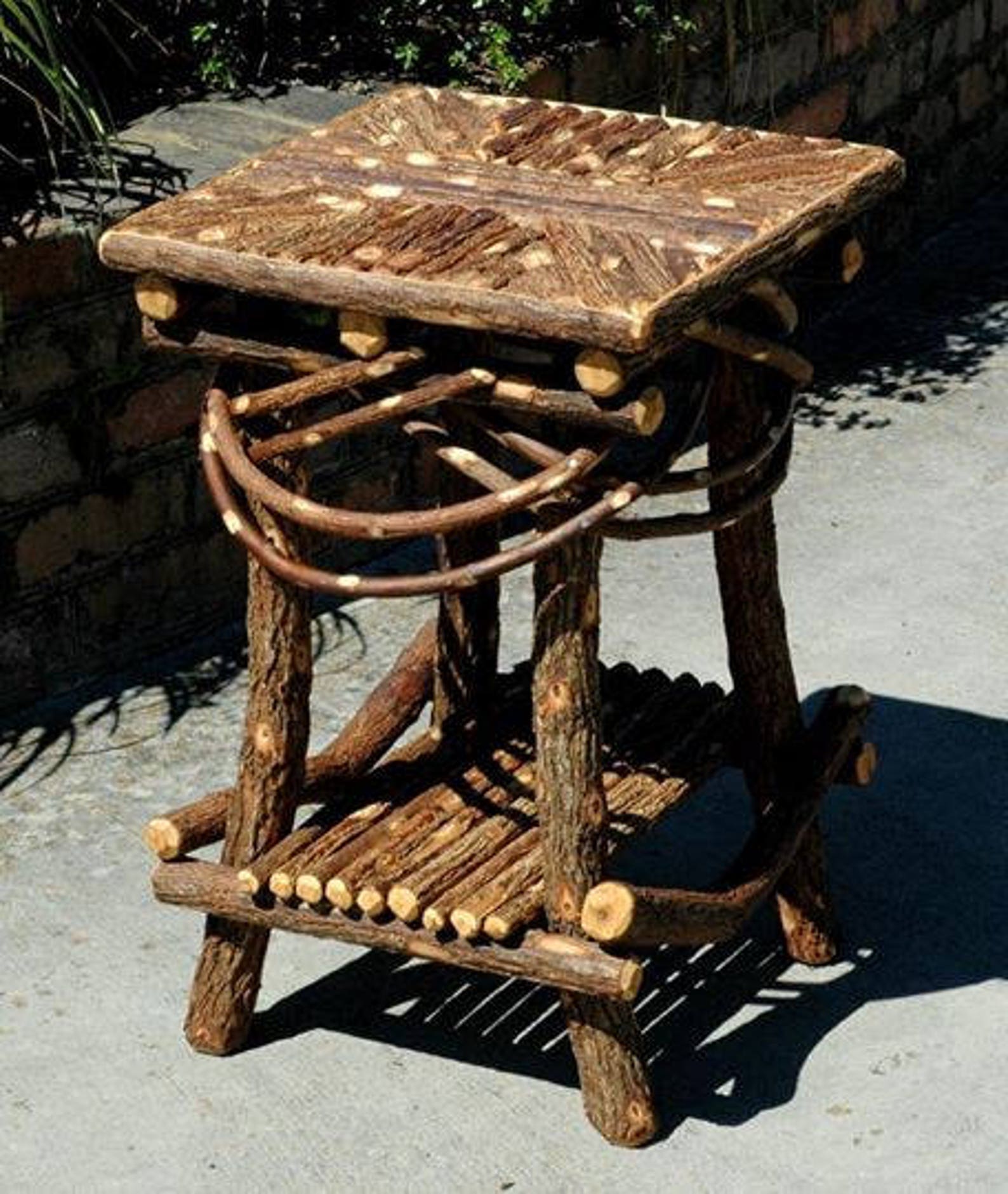 Rustic Handmade Chair Set Twig Willow Rocking Chair Set 2 - Etsy