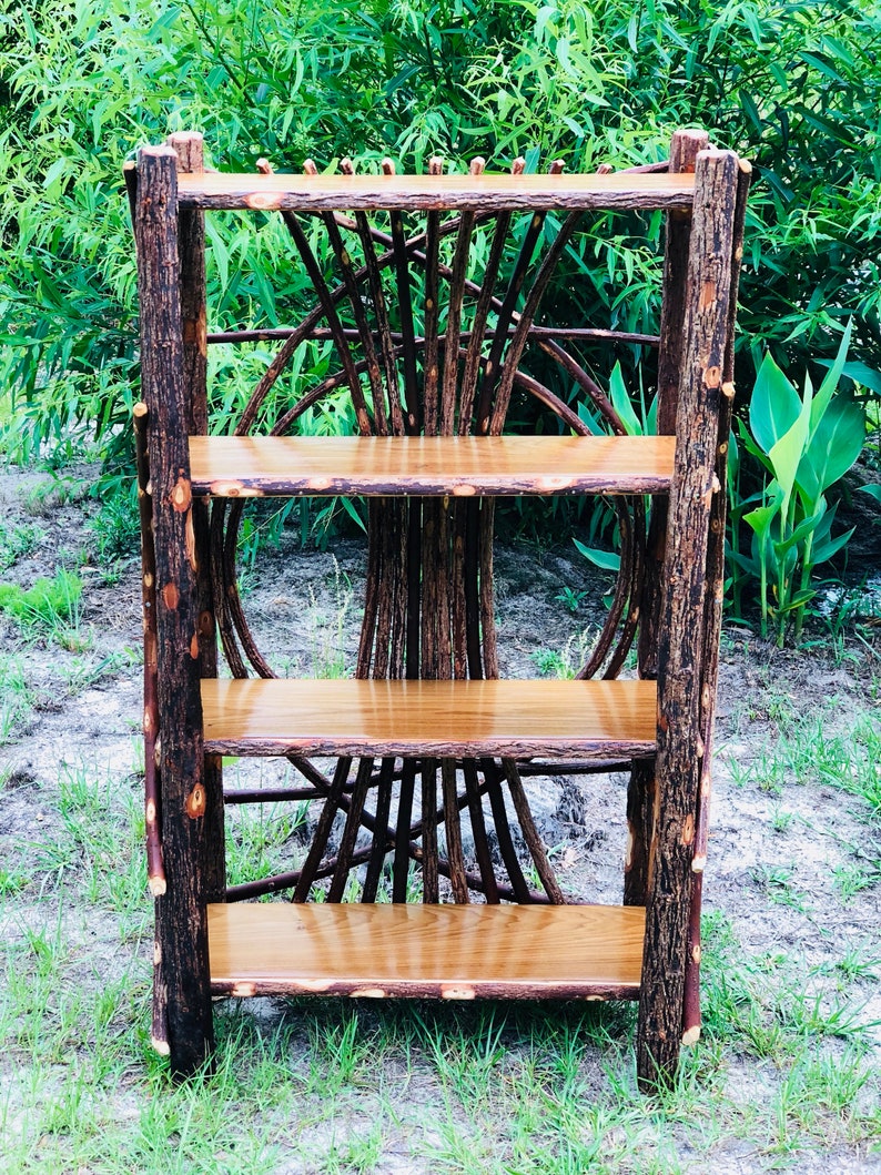 Handmade Rustic Willow Shelf Free Shipping via UPS - Etsy