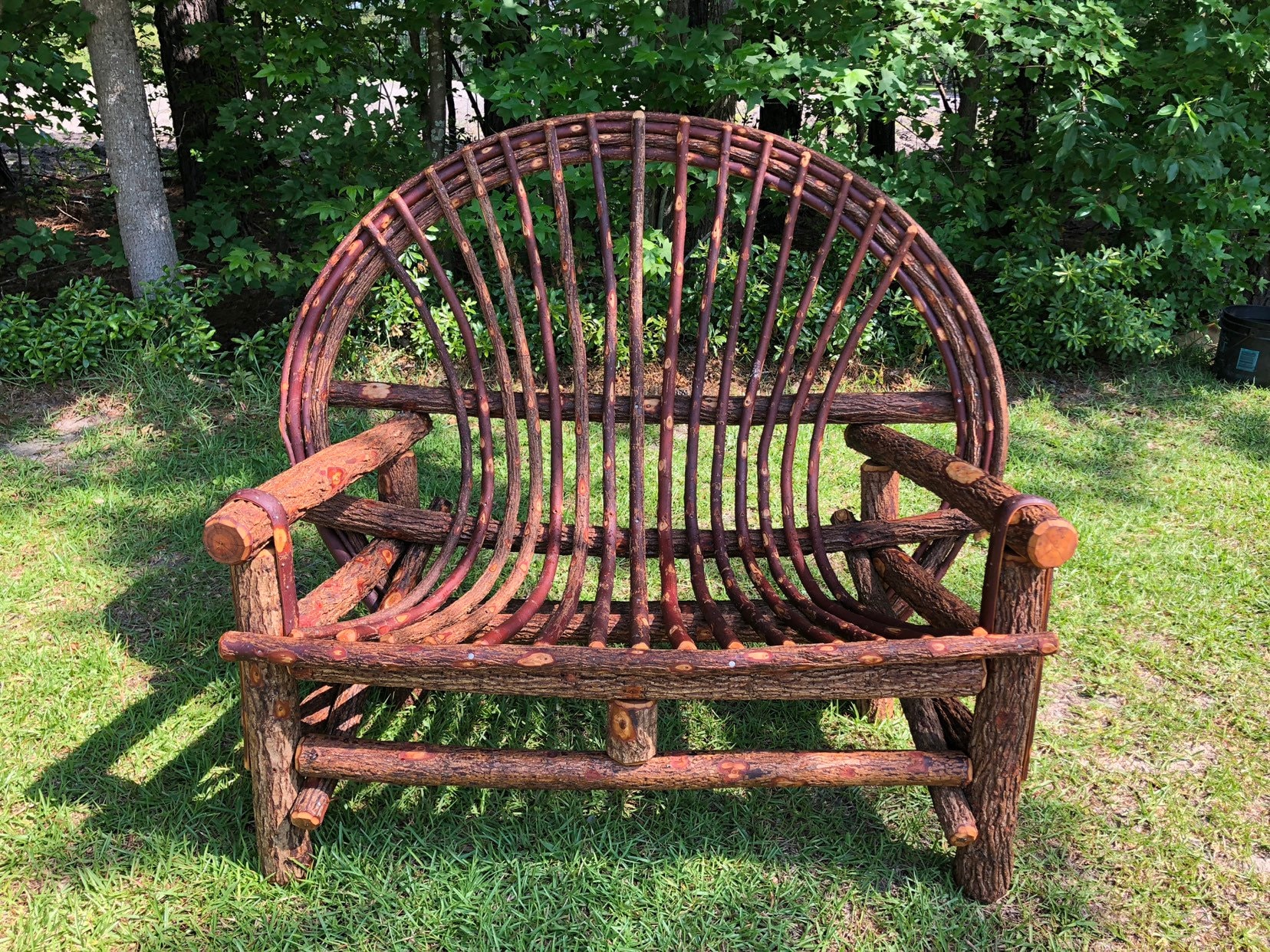 Rustic Bent Wood Twig and Willow Outdoor Furniture - Etsy