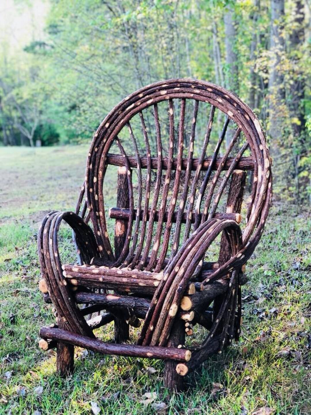 Handmade Twig Willow Chair ** Bentwood Chair - Etsy