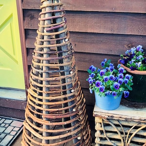 Handmade Willow Twig Cone Topiary Tree - 36 Inch - Etsy