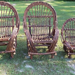 Handmade Twig Willow Chair ** Bentwood Chair - Etsy