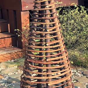 Handmade Willow Twig Cone Topiary Tree - 36 Inch - Etsy