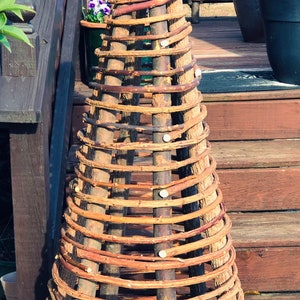 Handmade Willow Twig Cone Topiary Tree - 36 Inch - Etsy