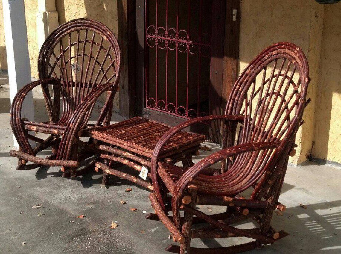 Handmade Willow Furniture 3 Piece Set Autumn Special Includes - Etsy